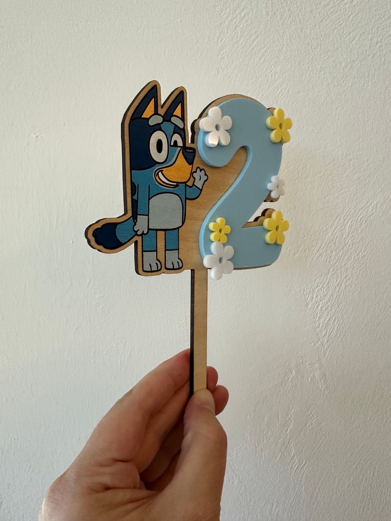 Blue Dog Cake Topper | Blue Healer Birthday Party | Birthday Decor ...