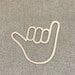 Wooden Shaka Hand | Hang Loose | Wooden Sign | Beach Decor - Etsy