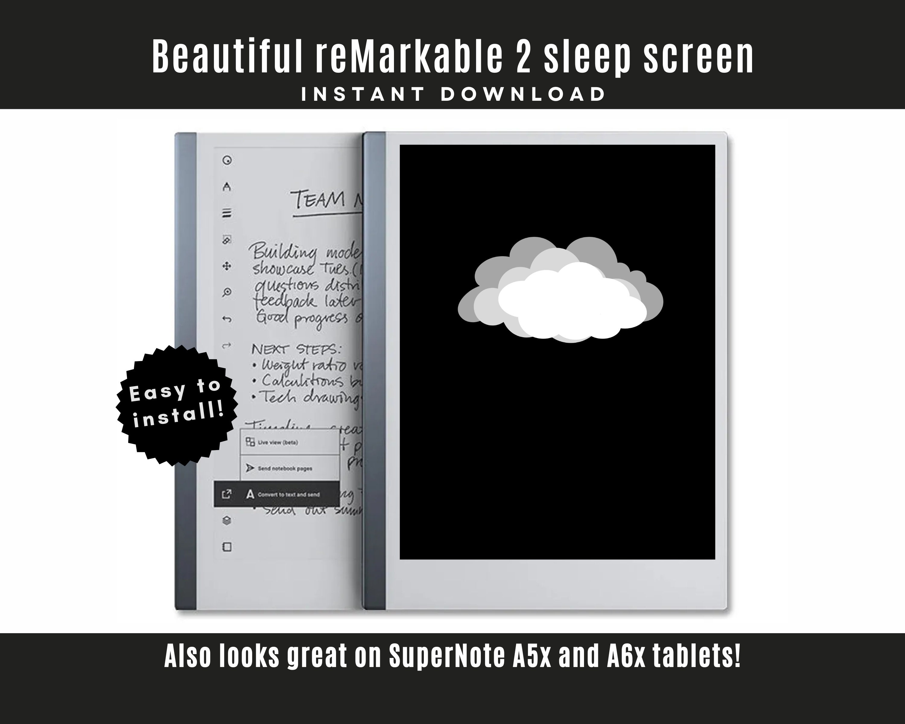 Remarkable 2 Sleep Screen Rm2 Suspend Screen Remarkable 2 Template ...