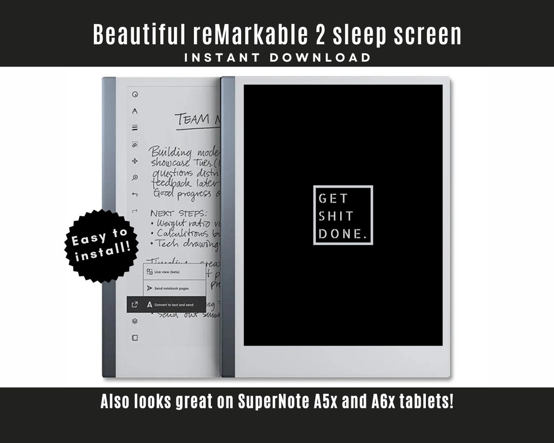 Remarkable 2 Sleep Screen Rm2 Splash Screen Remarkable Suspend Screen ...