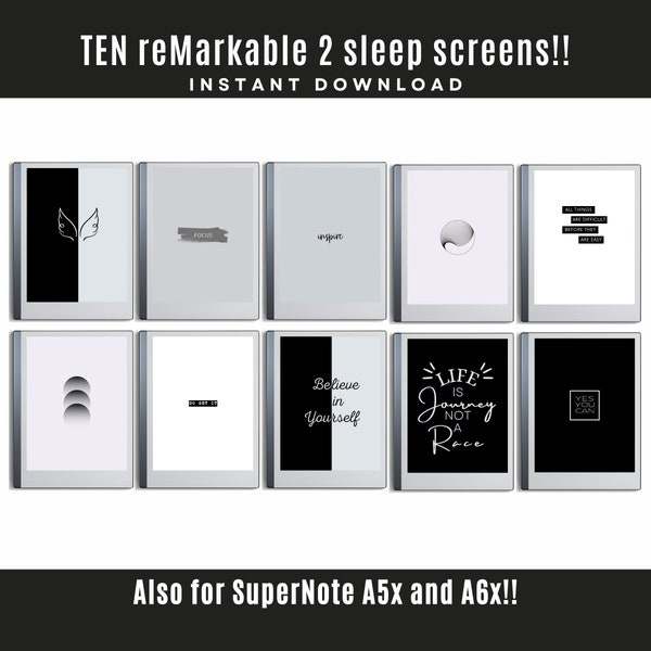 Supernote Wallpaper - Etsy