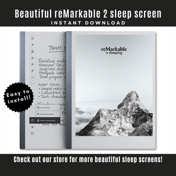 Remarkable 2 Templates Sleep Screen - Etsy UK