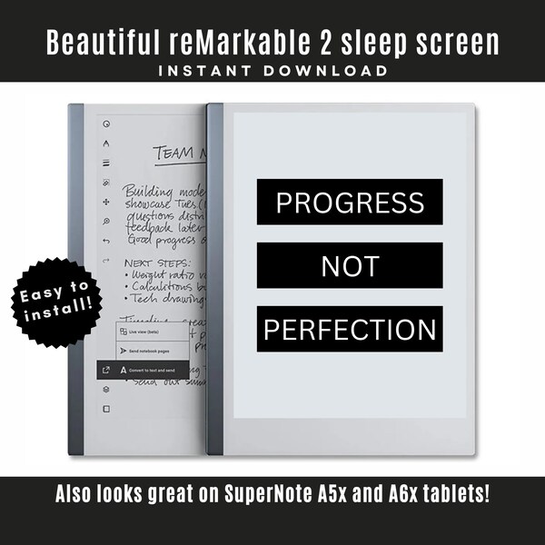 Supernote Sleep Screen - Etsy