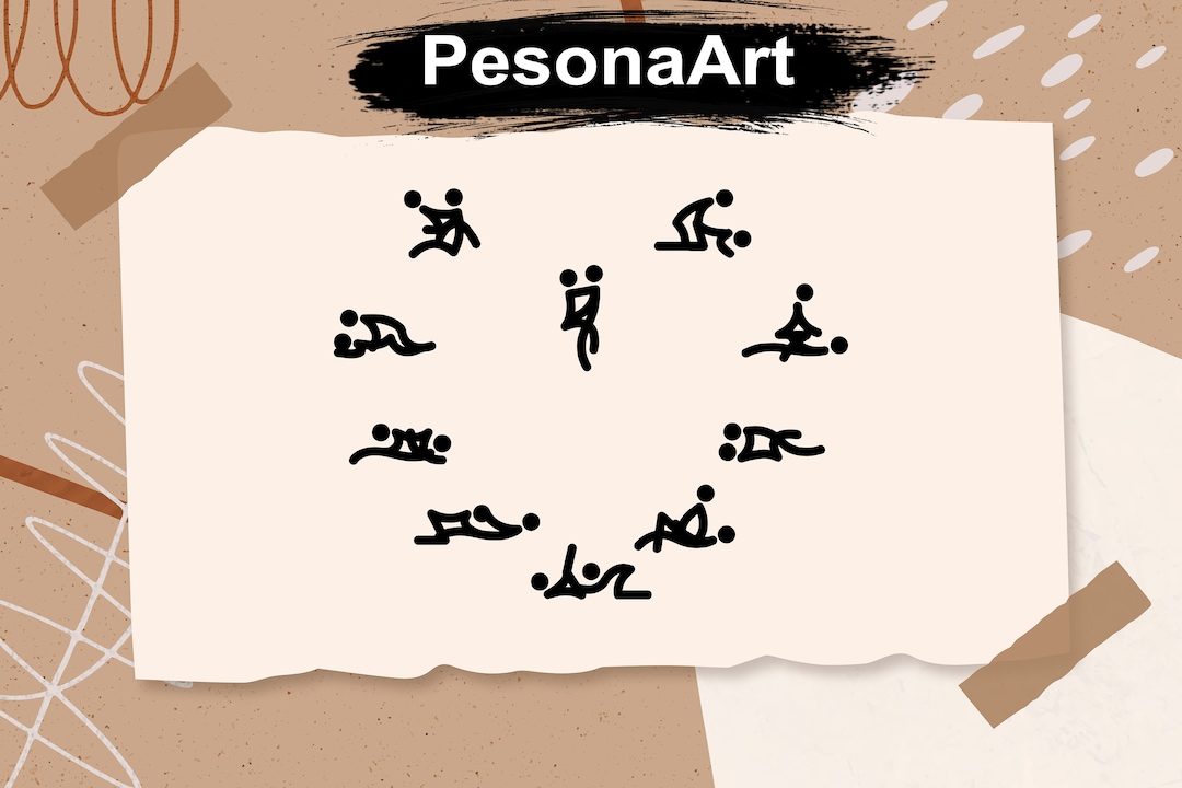 Sexual Positions Svg Karma Sutra Clock Svg Cut Fileinstant - Etsy Canada