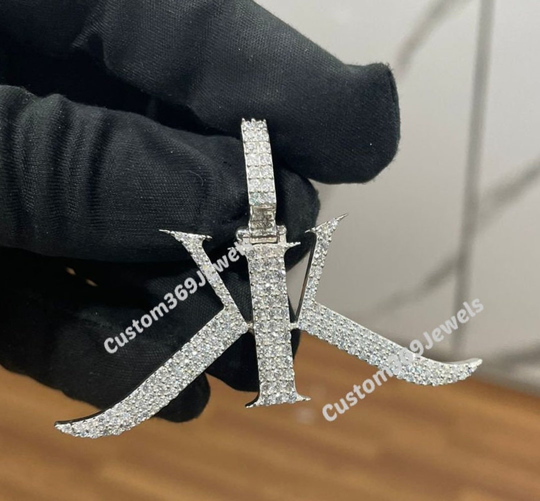 Customized Any Initial A to Z Letter Pendant, Personalized Alphabet ...