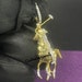 Small Polo Horse Pendant / Unique Pendant / Two Tone Plated Silver ...