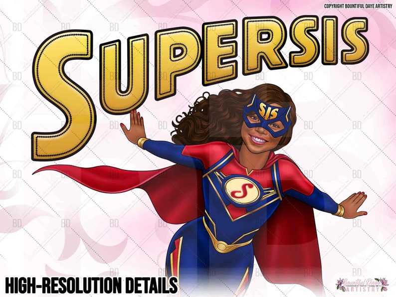 Super Sis, Superssis, Sister Clipart, Daughter Clipart, Teen Clipart ...