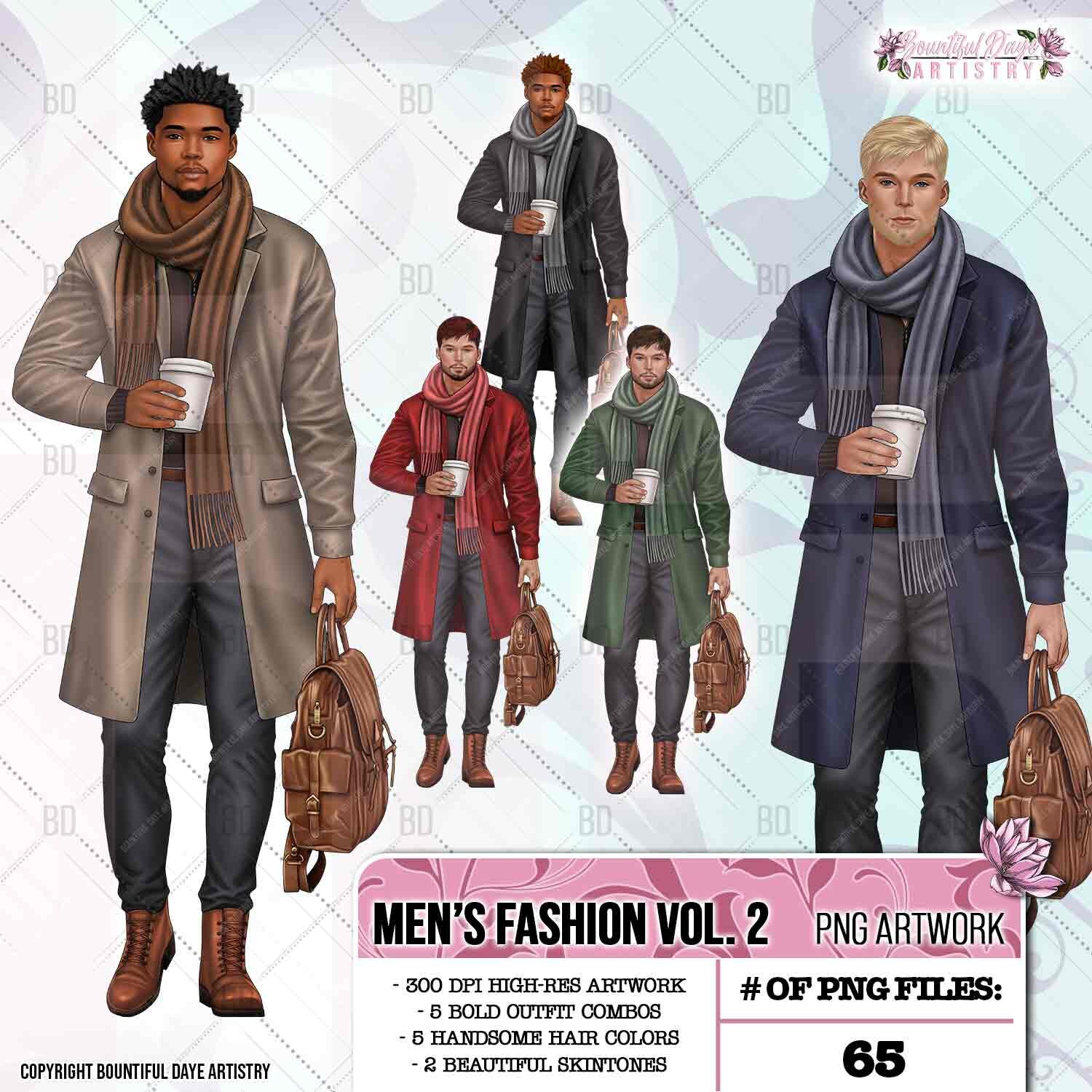 Man Clipart, Boyfriend Clipart, Fall Man Clipart, Winter Man Clipart ...