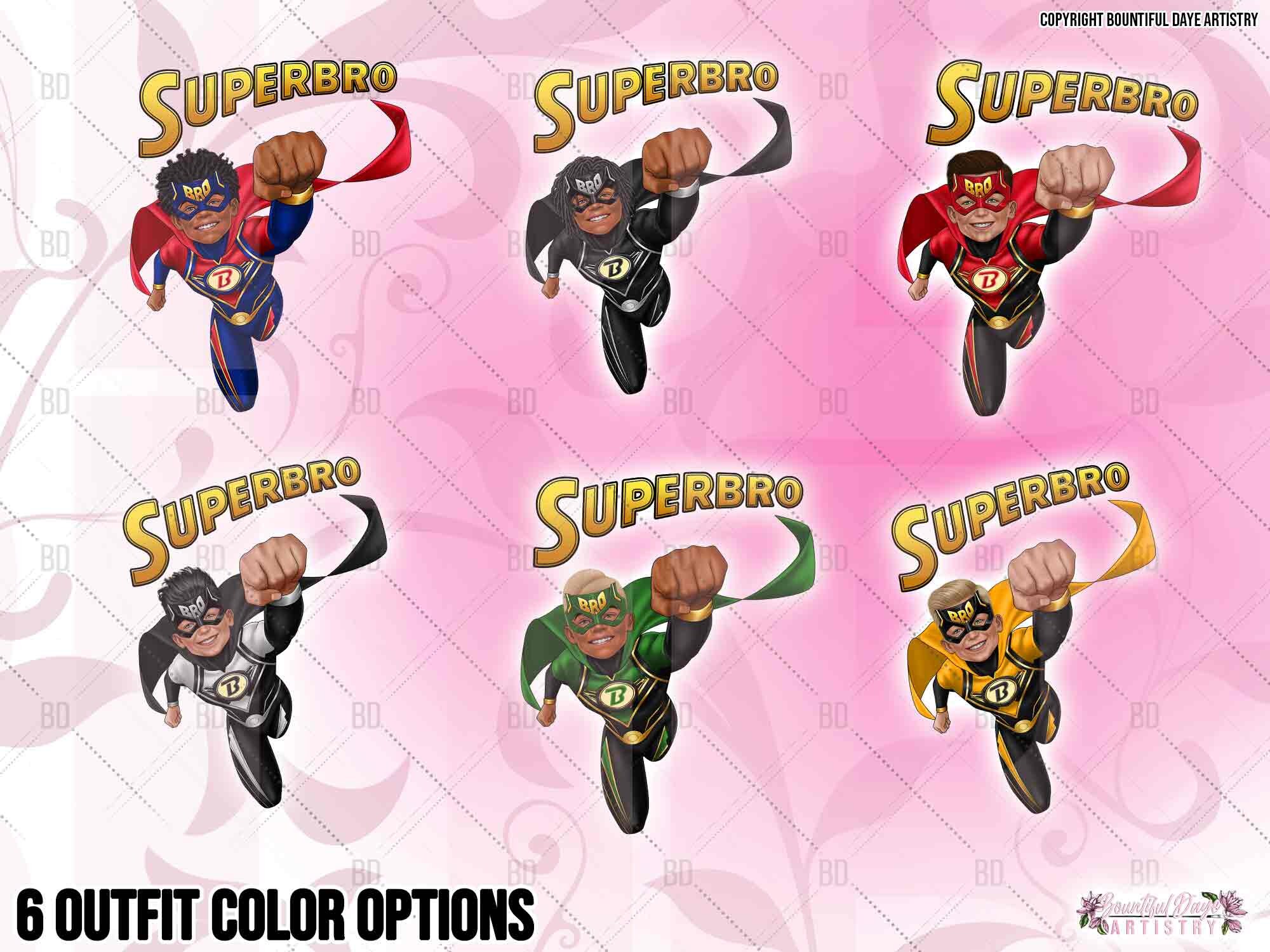 Super Bro, Superbro, Brother Clipart, Son Clipart, Teen Clipart, Family ...