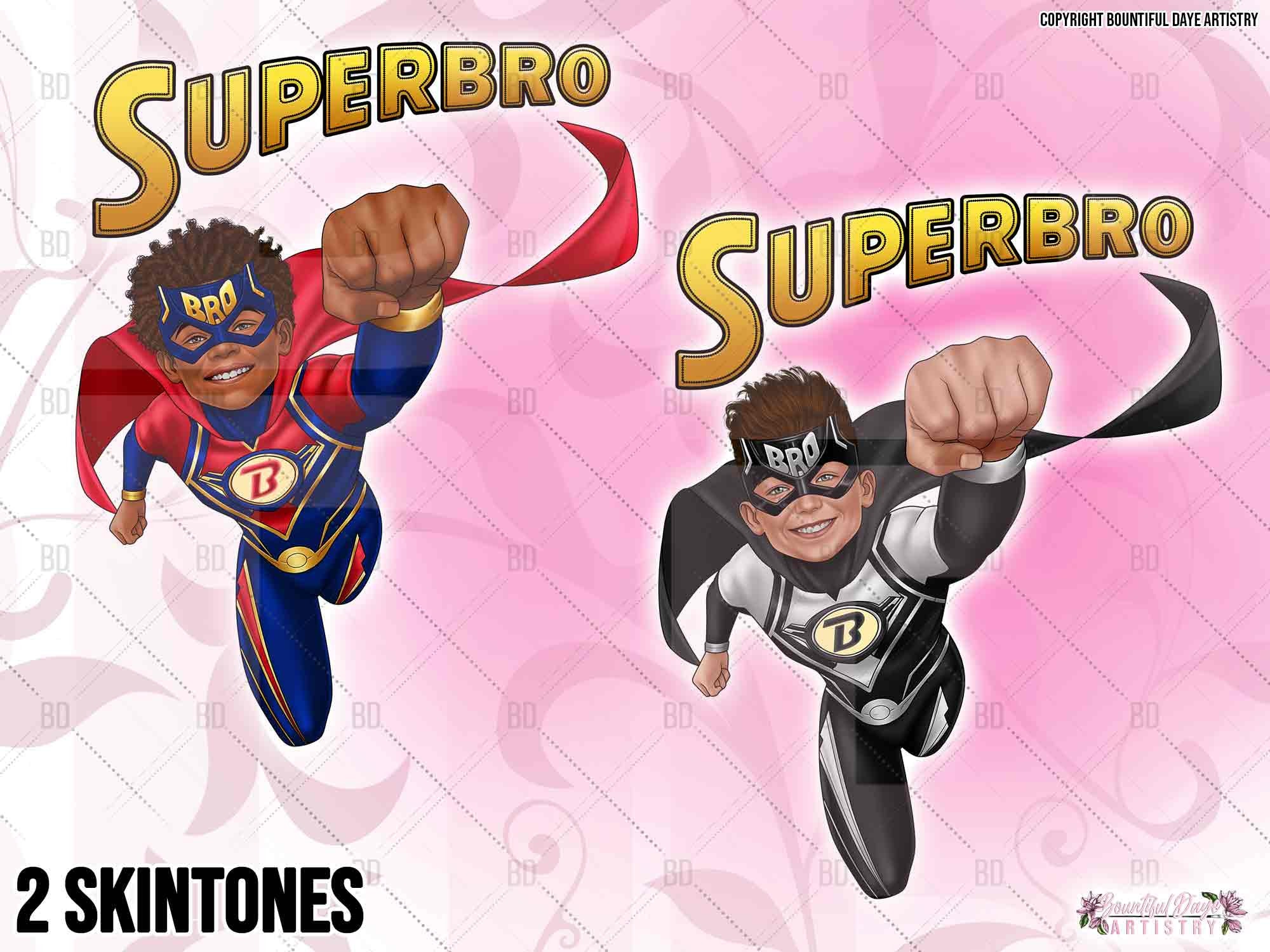 Super Bro, Superbro, Brother Clipart, Son Clipart, Teen Clipart, Family ...