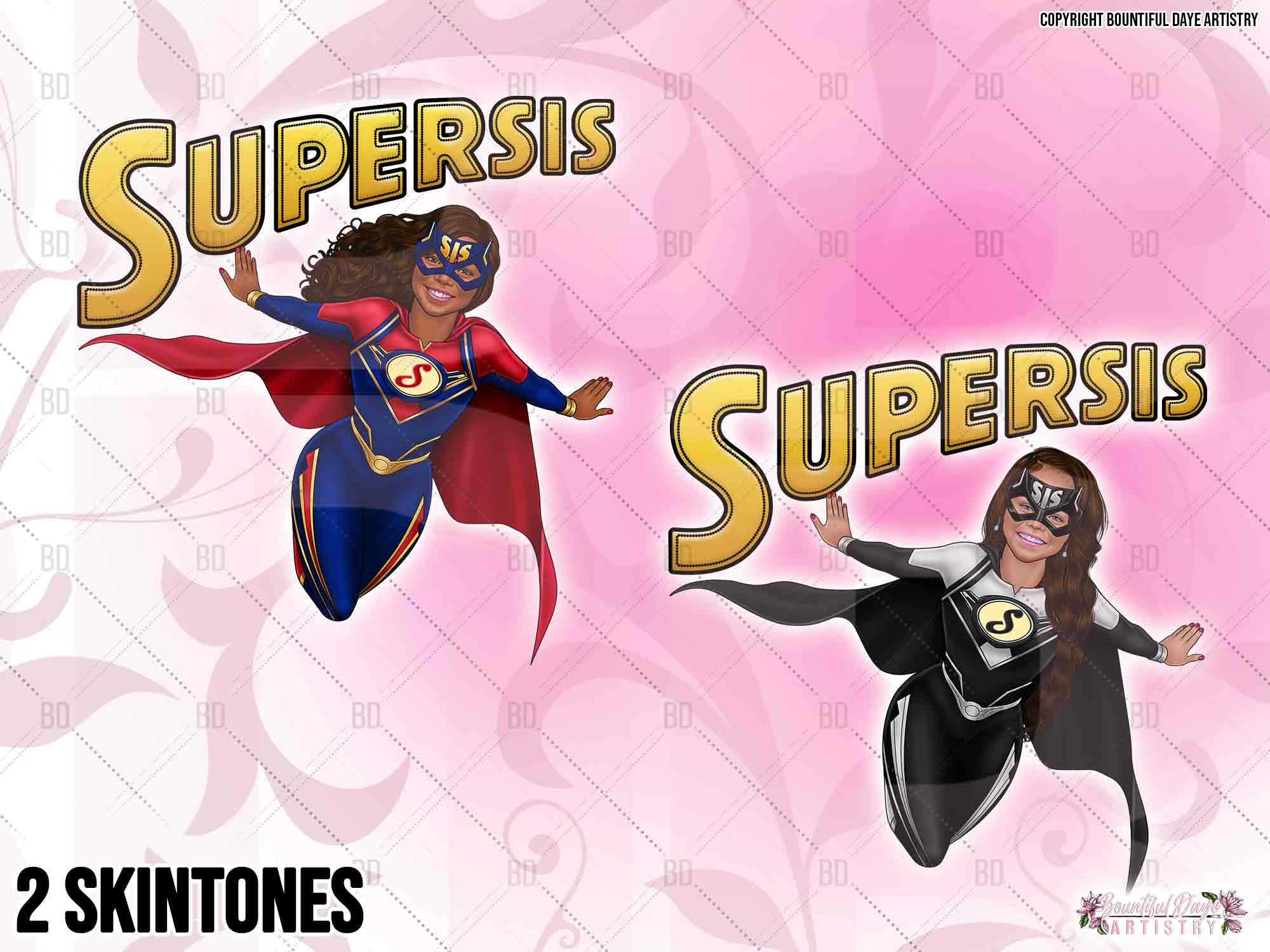 Super Sis, Superssis, Sister Clipart, Daughter Clipart, Teen Clipart ...