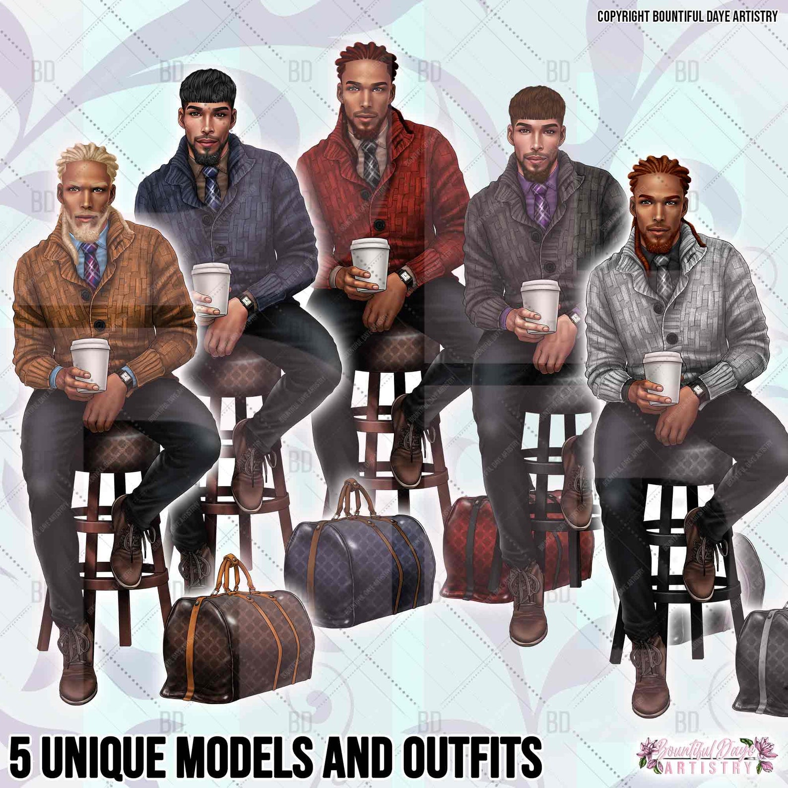 Man Clipart, Boyfriend Clipart, Casual Man Clipart, Boy Clipart, Male ...