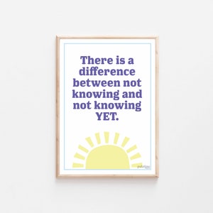 Growth Mindset and Motivational Posters, Set of 4, INSTANT DOWNLOAD - Etsy