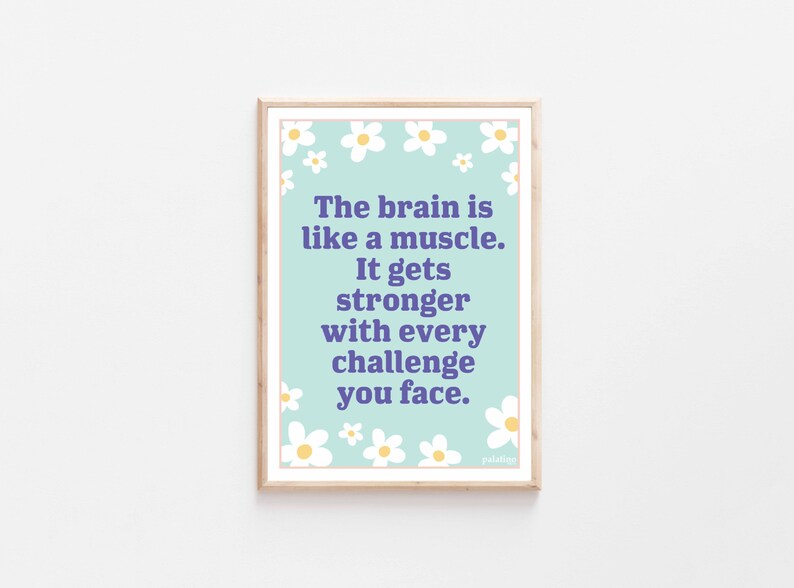 Growth Mindset and Motivational Posters, Set of 4, INSTANT DOWNLOAD - Etsy