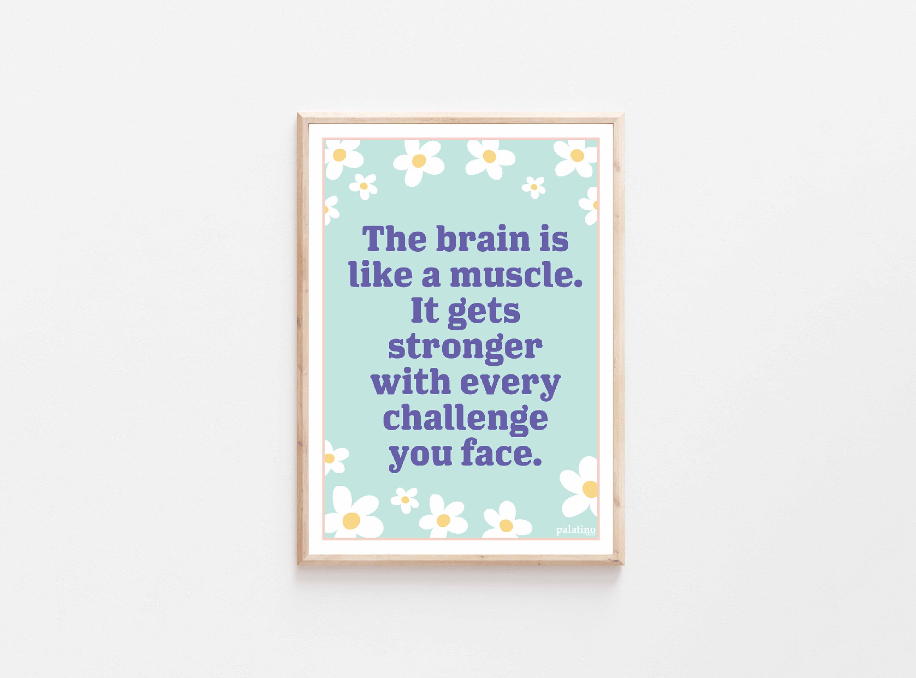 Growth Mindset and Motivational Posters, Set of 4, INSTANT DOWNLOAD - Etsy