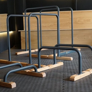 Premium Parallette Set Gymnastics Equipment Parallel Bars Dips Bars ...