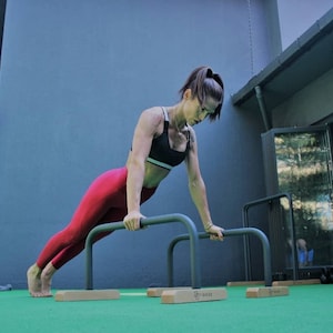 Premium Parallette Set Gymnastics Equipment Parallel Bars Dips Bars ...