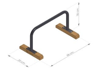 Parallette 35 Parallel Bars Handstand Push up Dips Home - Etsy