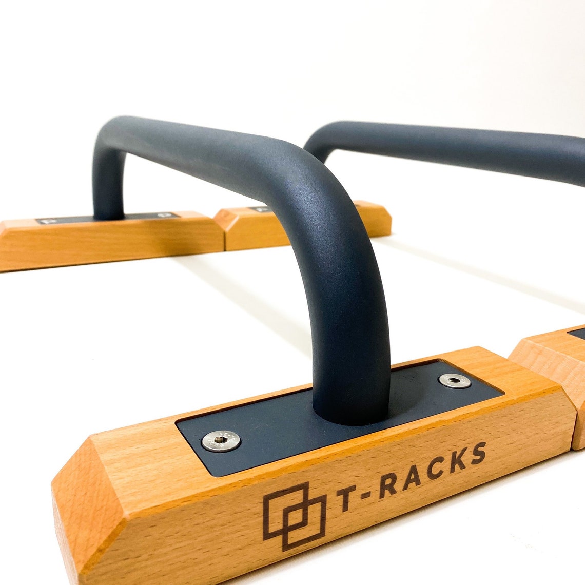 Parallette 16 Parallel Bars Handstand Push up Home Fitness Calisthenics ...