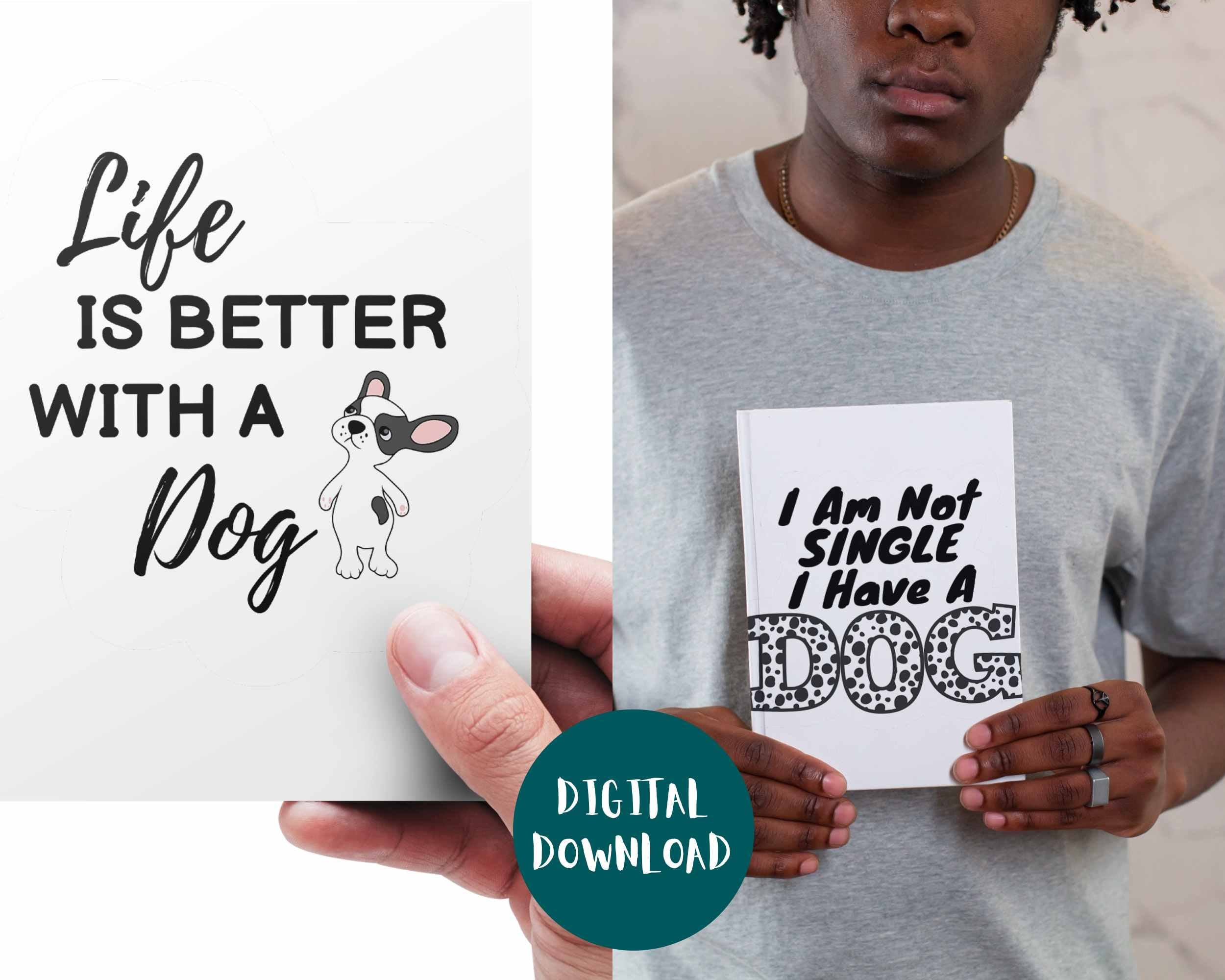 Printable Dog Lover Stickers Pack Png, Digital Download Printable Png ...