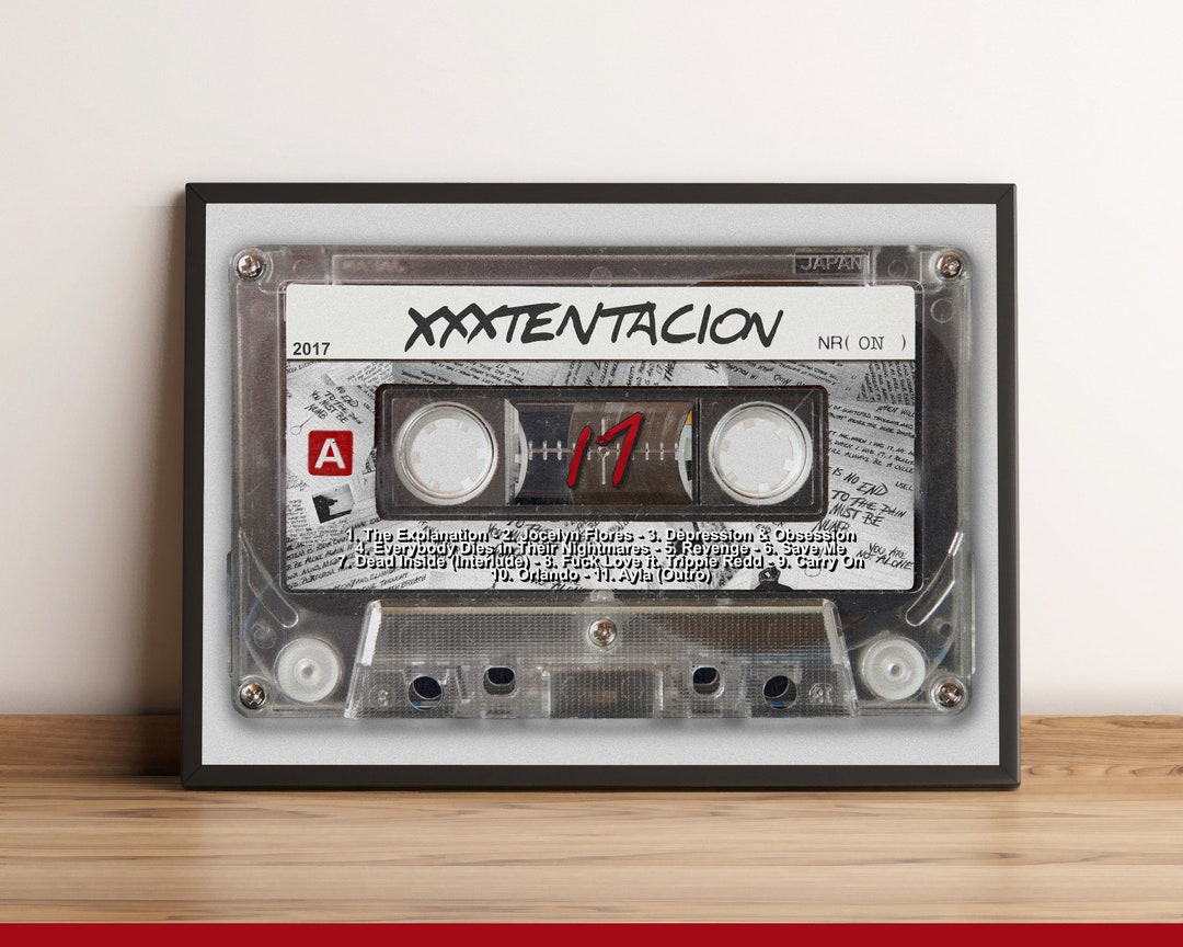 17 Casette Poster Xxxtentacion Poster Album Poster - Etsy