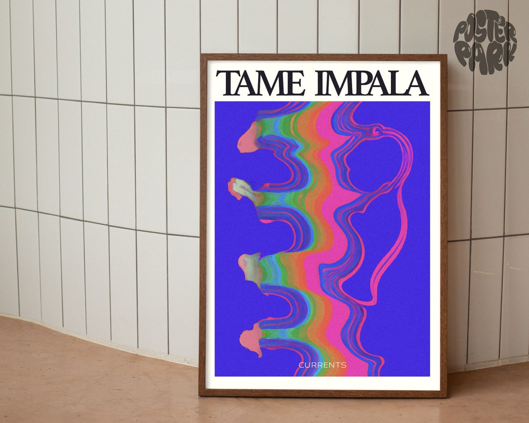 Tame Impala Poster Currents Album Poster Music Wall Print Album Cover ...