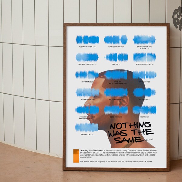 Waveform Album Poster - Etsy