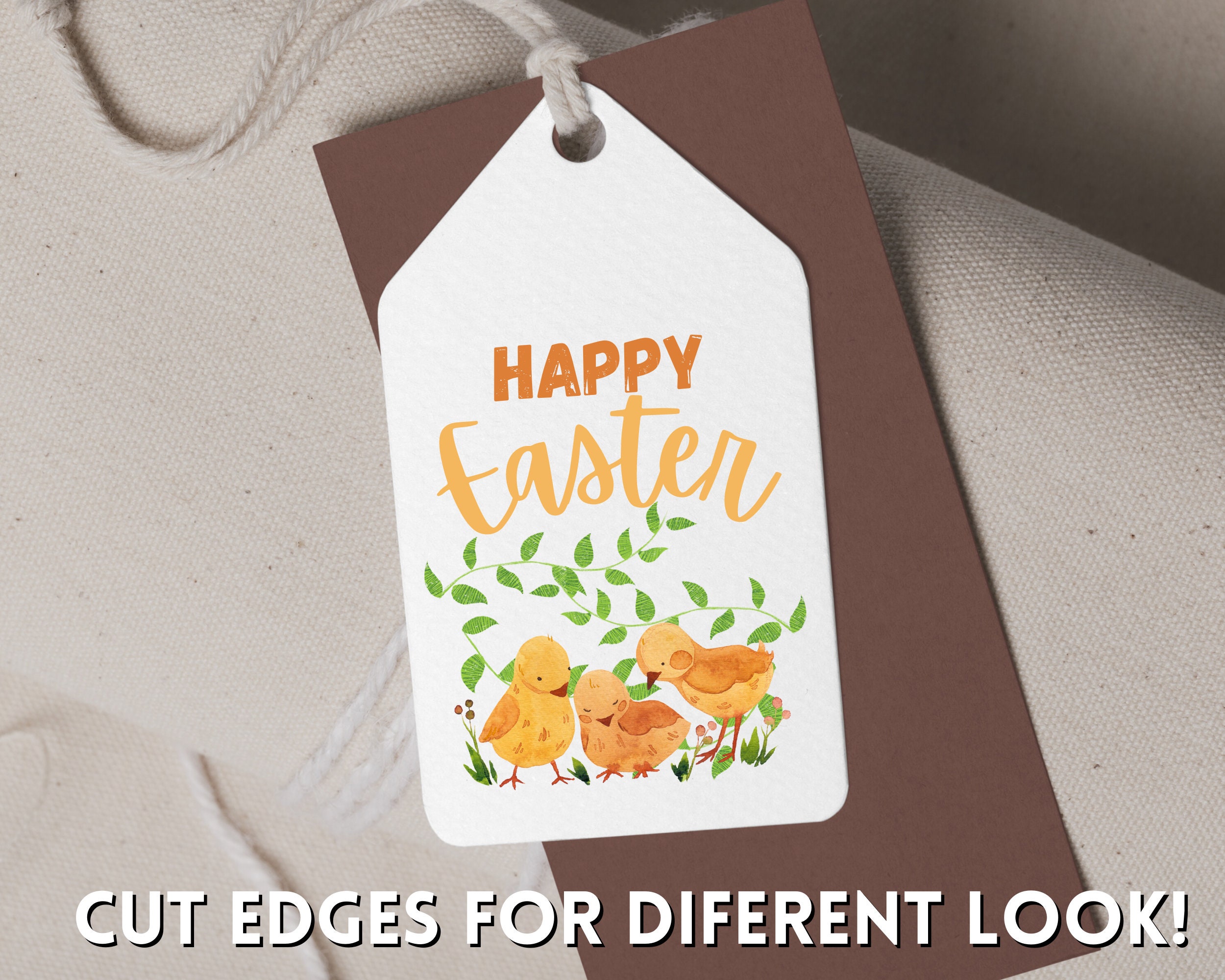 Chicks Easter Gift Tags Easter Printable Kids Easter Basket - Etsy