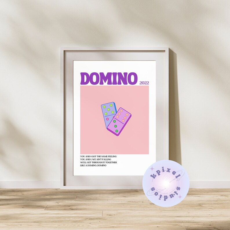 ITZY domino Print Digital Download, Trendy Wall Art, Minimalist Album ...