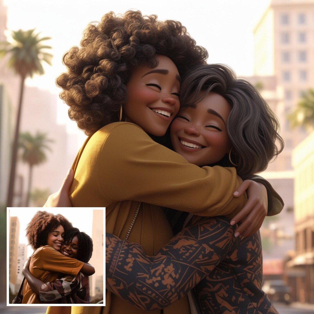 Personalized Family Cartoon Portrait, Custom Cartoon From Photo ...