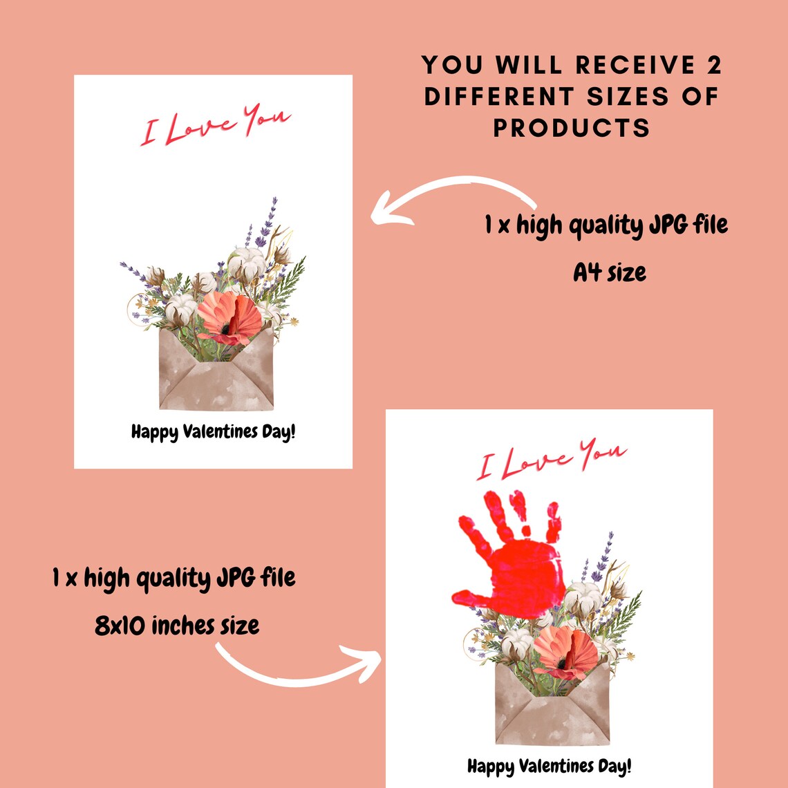 Printable Handprint and Footprint Art for Baby Room Decor and Baby ...