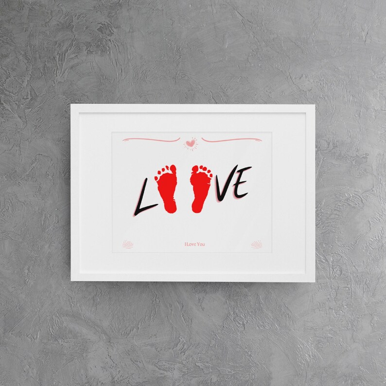 Printable Handprint and Footprint Art for Nursery Decor Perfect for ...