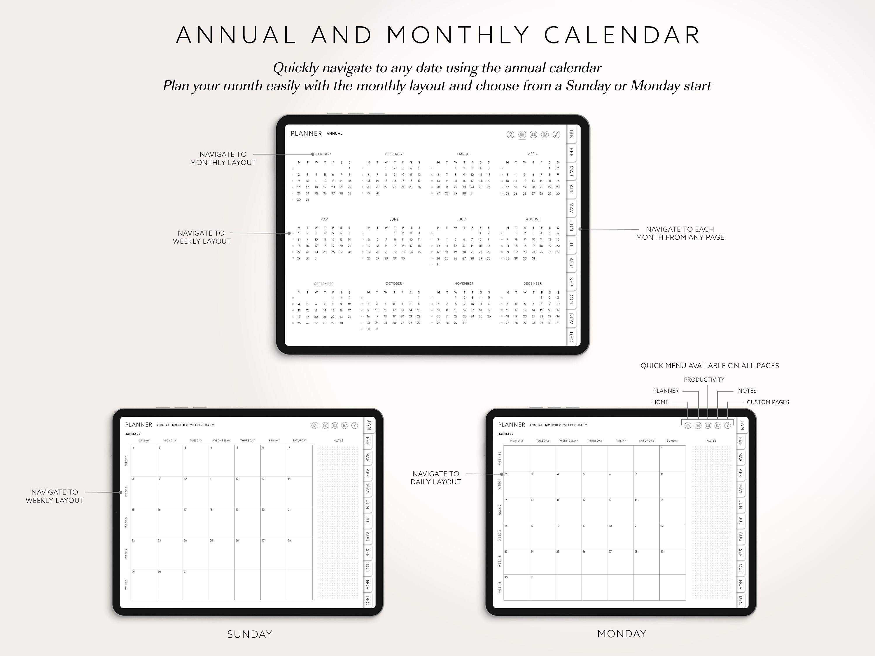 2023 Digital Planner, Goodnotes Planner, Notability Planner, iPad ...