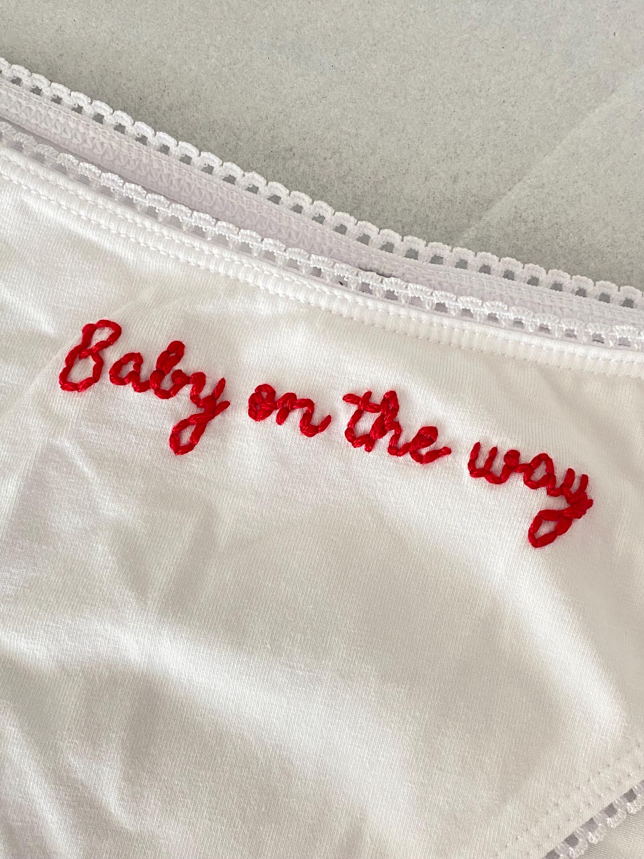Custom Embroidered Cotton Underwear - Personalized Lingerie - Etsy