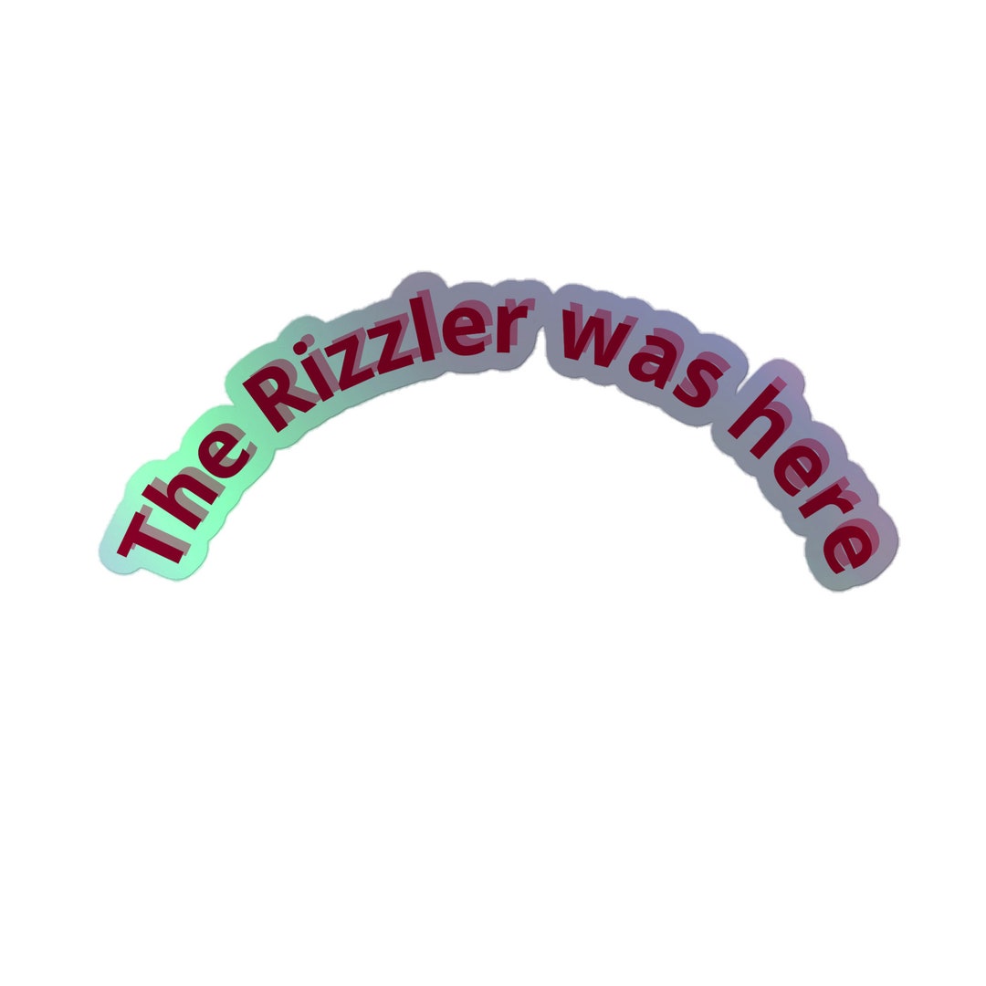 Rizzler Holographic Decals - Etsy