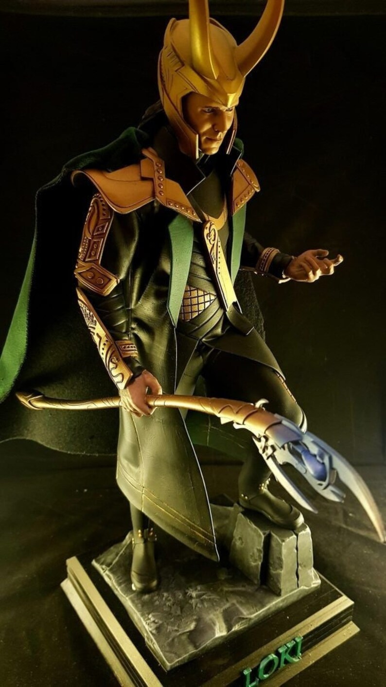 Loki Statue STL File, 3D Digital Printing STL File for 3D Printers ...