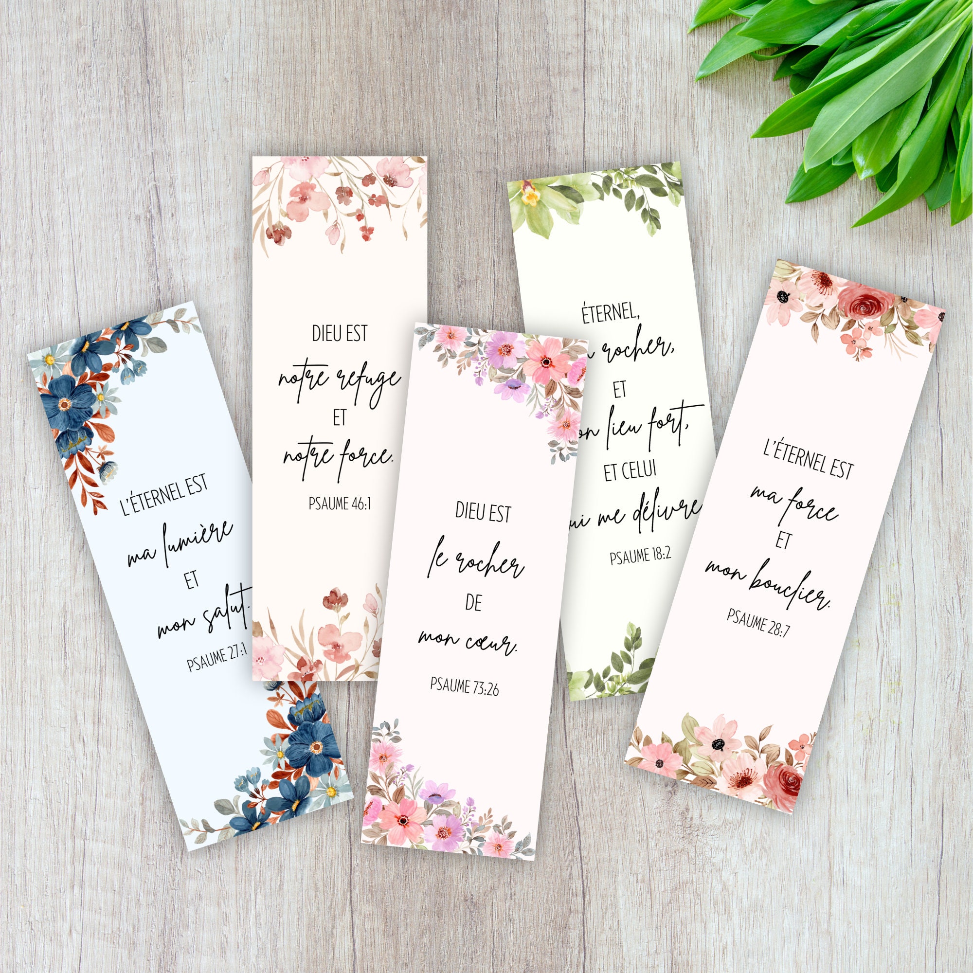 Bookmarks in FRENCH Printable Bible Verses Bookmarks Cute Bookmarks ...