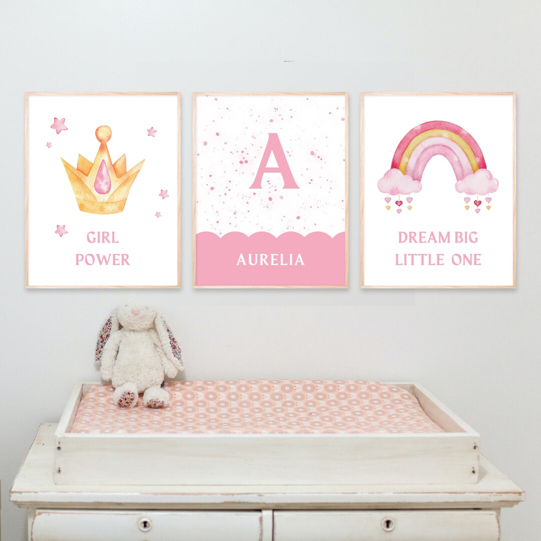 Rainbow Prints, Girls Bedroom Prints, Girls Room Decor, Playroom Decor ...