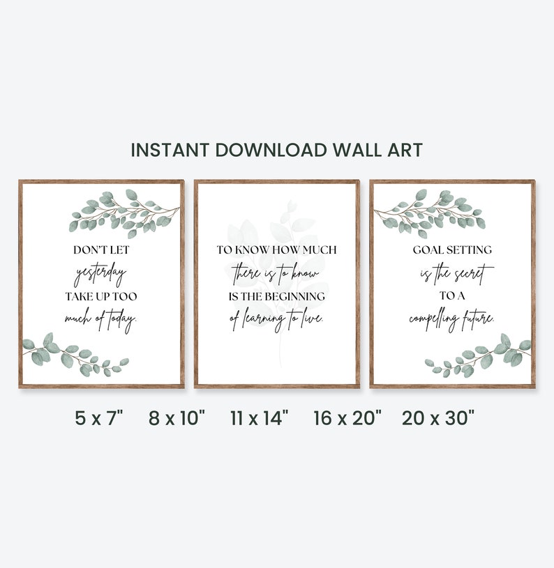 Wall Art Décor With Inspirational Quotes That Make Your Day Better ...