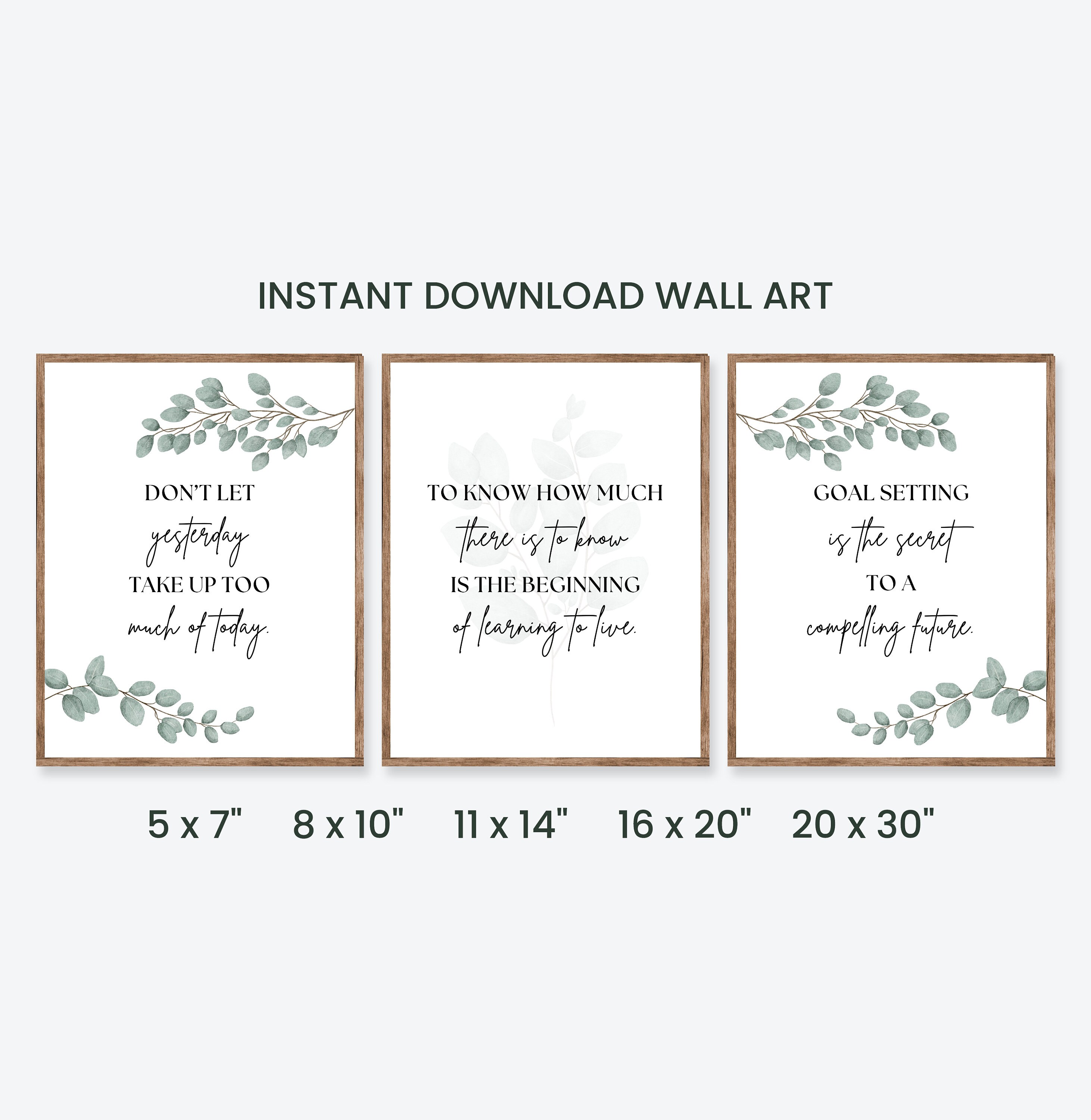 Wall Art Décor With Inspirational Quotes That Make Your Day Better ...