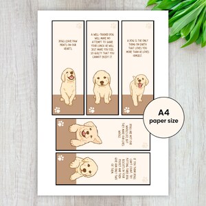 Bookmarks With Dogs Set of 10 Bookmarks Dogs Quotes Cute Bookmarks Cute ...