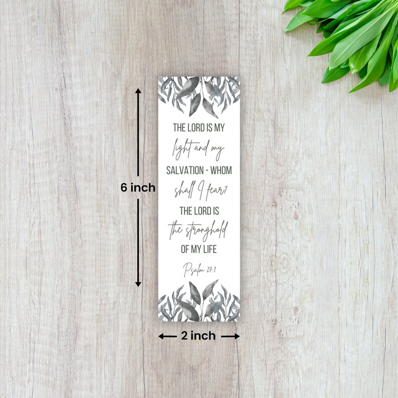 Bookmark Cute Printable Bookmarks With Psalms Bookmark Set of 5 Leaves ...
