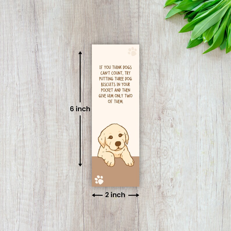 Bookmarks With Dogs Set of 10 Bookmarks Dogs Quotes Cute Bookmarks Cute ...