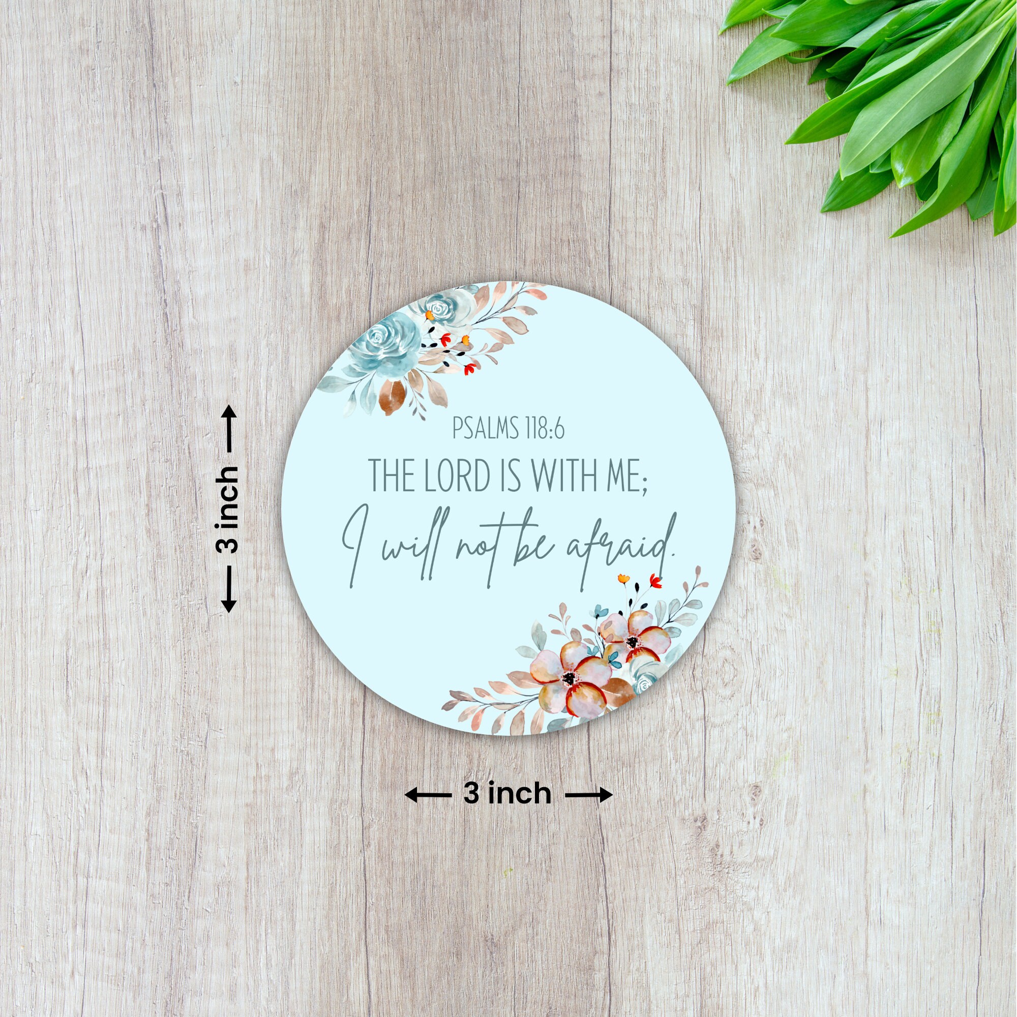 Faith-inspired 3-inch Bible Verses Circle Bookmarks / Printable on ...