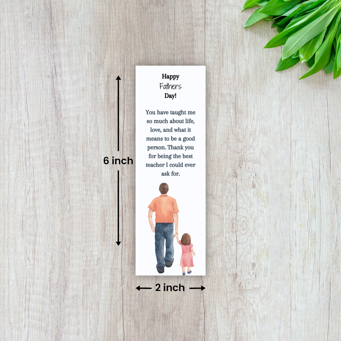 Father's Day Best Gift Bookmarks Set of 8 Bookmarks for Dads Digital ...