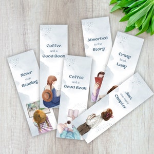 Printable Bookmarks With Nice Quotes Bookmark Set of 6 Instant Download ...