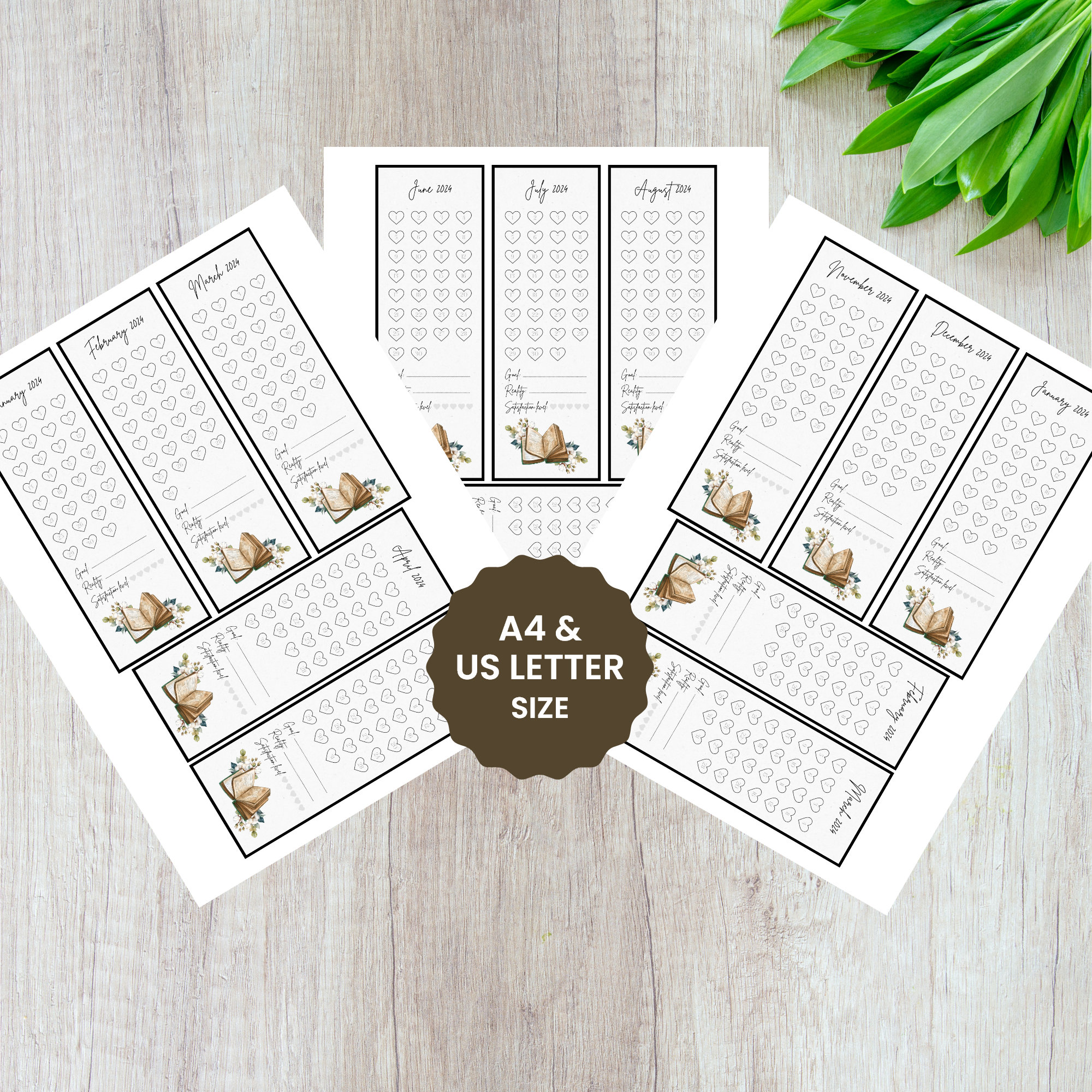 Reading Habit Tracker Bookmark Printable ULTIMATE Monthly Reading ...