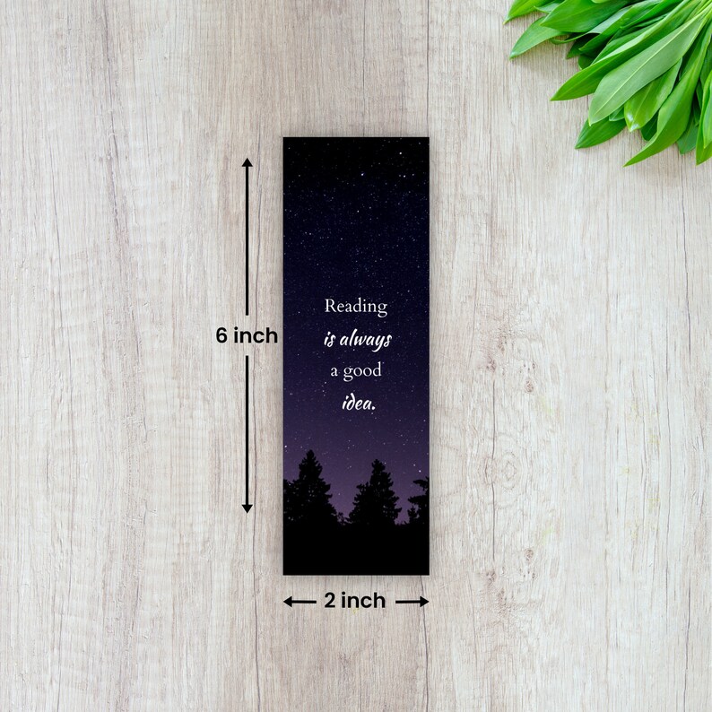 Sky at Nigh Bookmarks Cute Bookmark Set of 5 Sky at Night Bookmarks ...