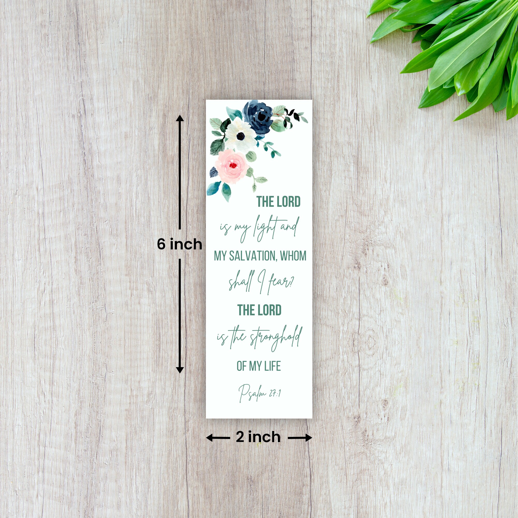 Bookmark Cute Printable Bookmarks With Psalms Bookmark Set of 6 Nature ...