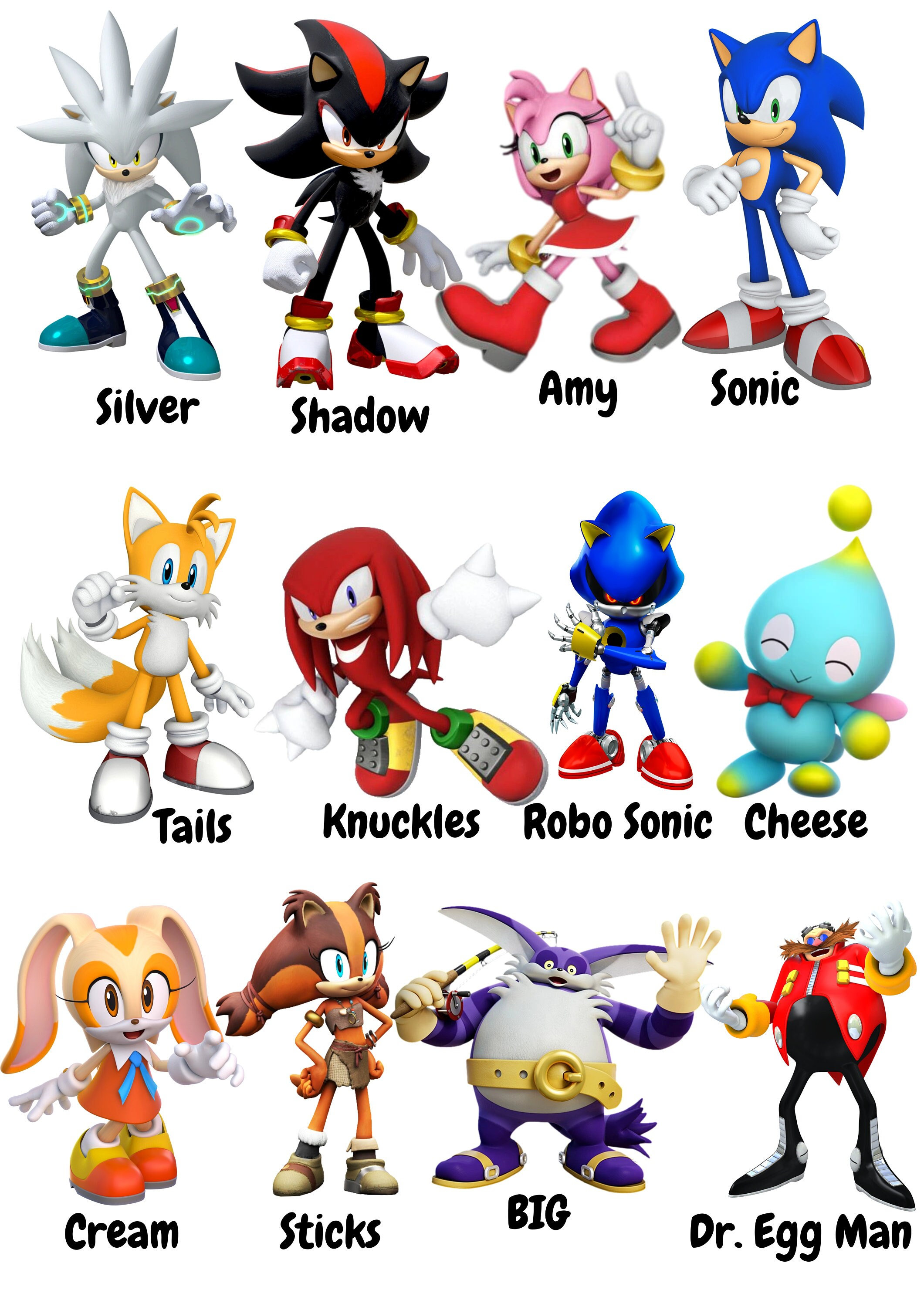 Sonic Stars Poster - Etsy